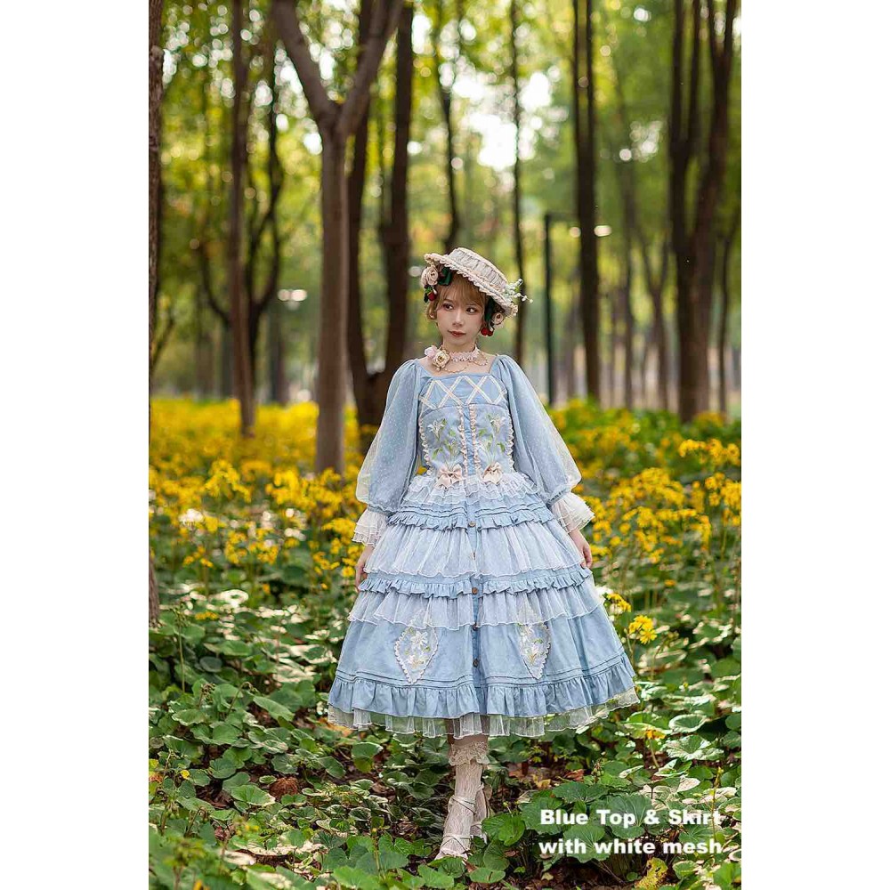 Melaleuca Lily Classic Lolita Dress JSK by Infanta (IN1009)
